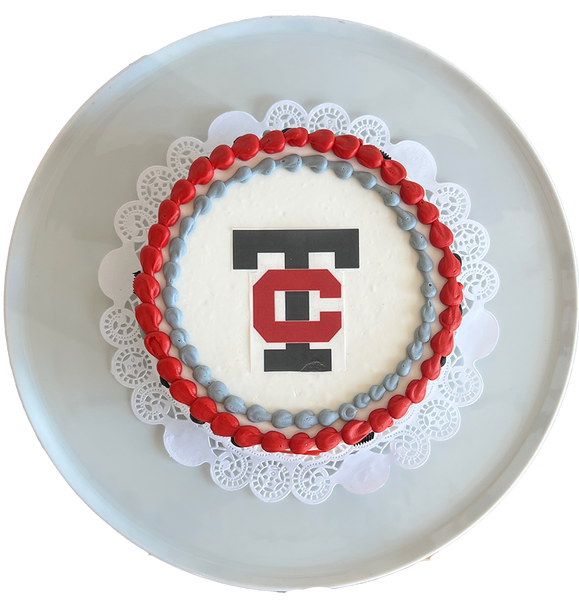 Varsity Letter Cake - Troy | The Home Bakery